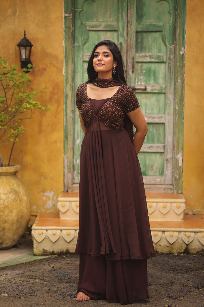 Shop Catherine Designer Ethnic Dress Online | Label Kamra