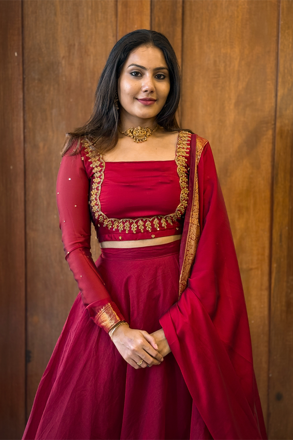 Kanishka - Maroon – Label Kamra